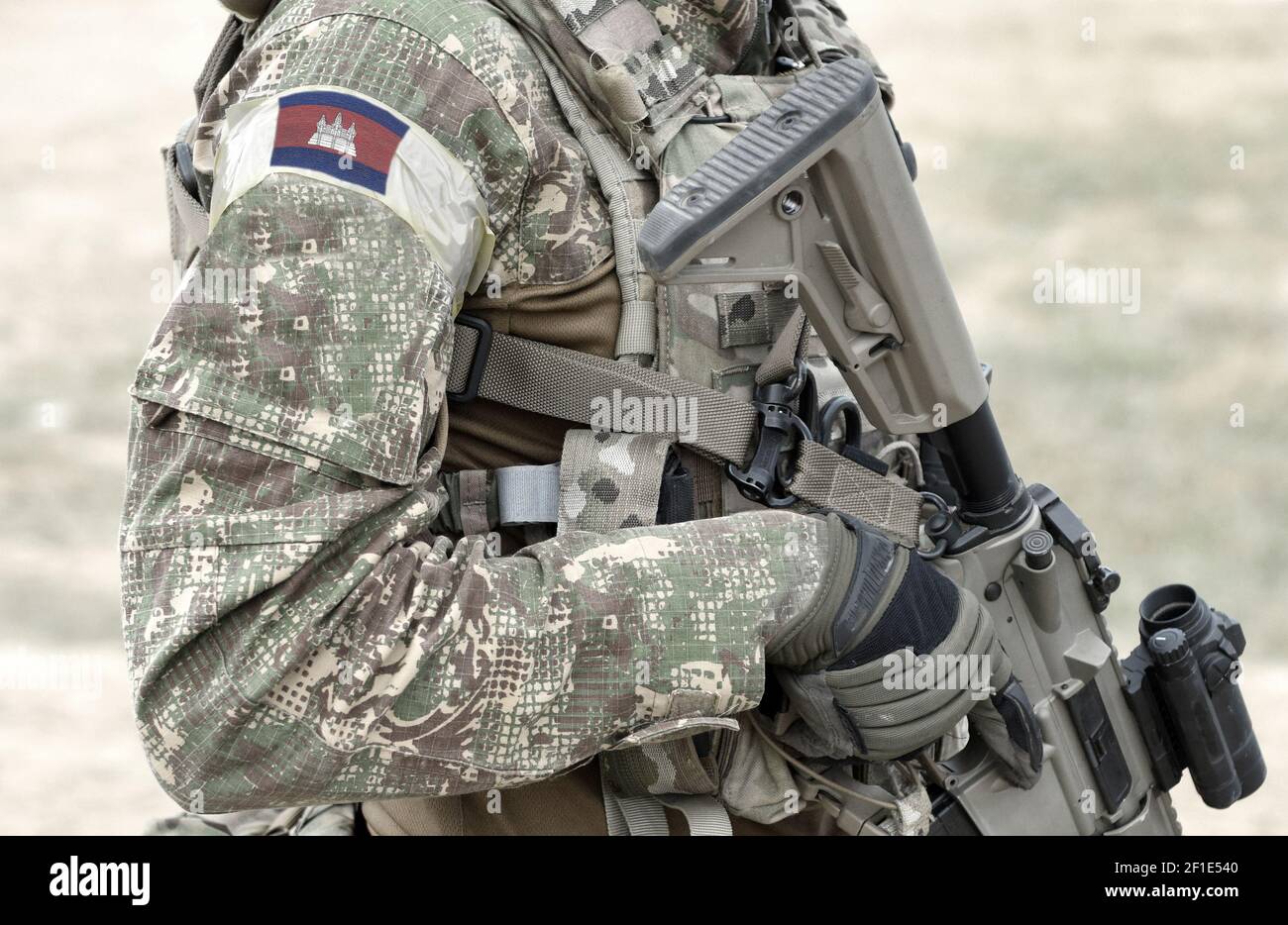 Cambodian soldier hi-res stock photography and images - Alamy