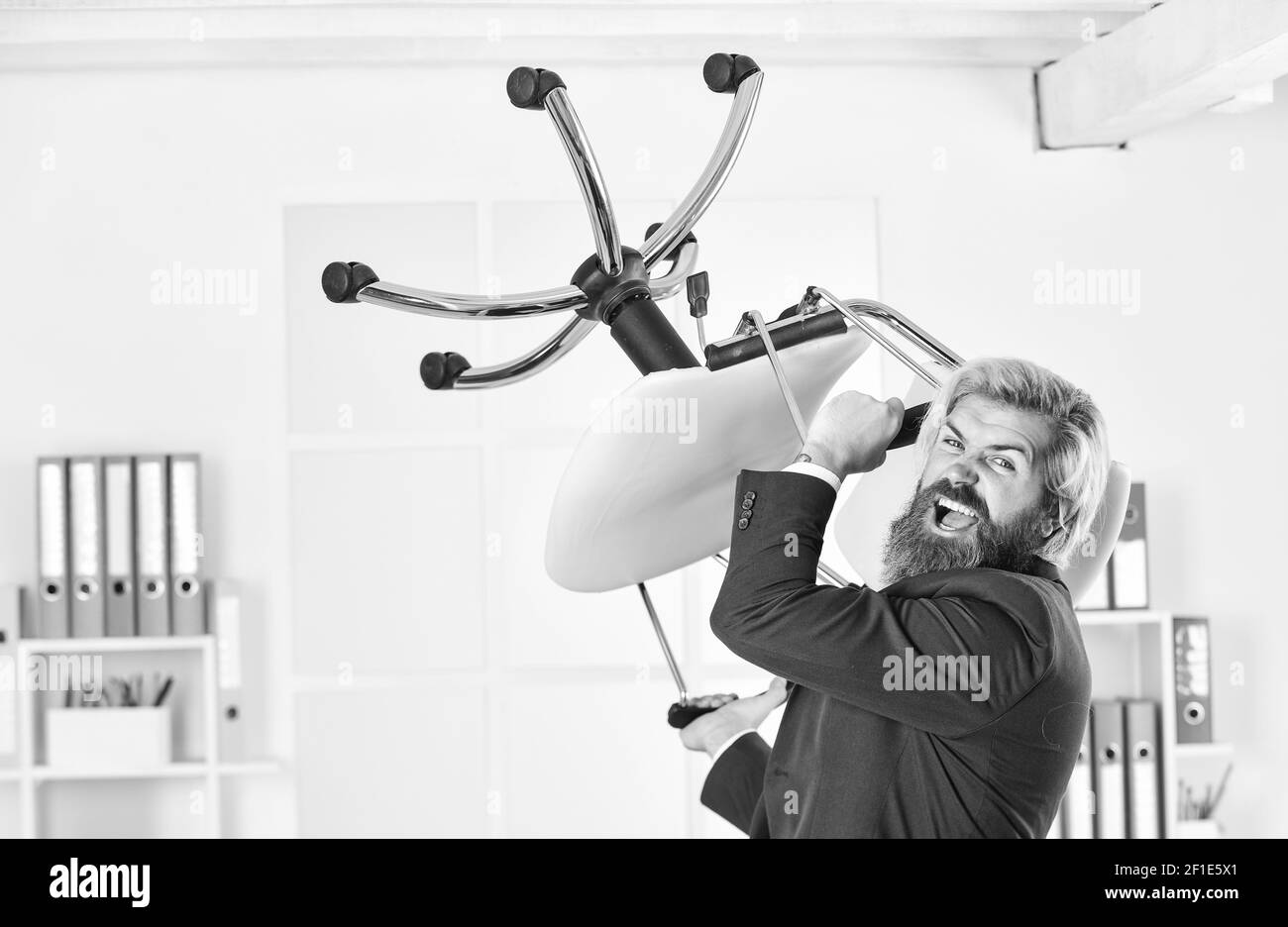 Crazy ceo Black and White Stock Photos & Images - Alamy