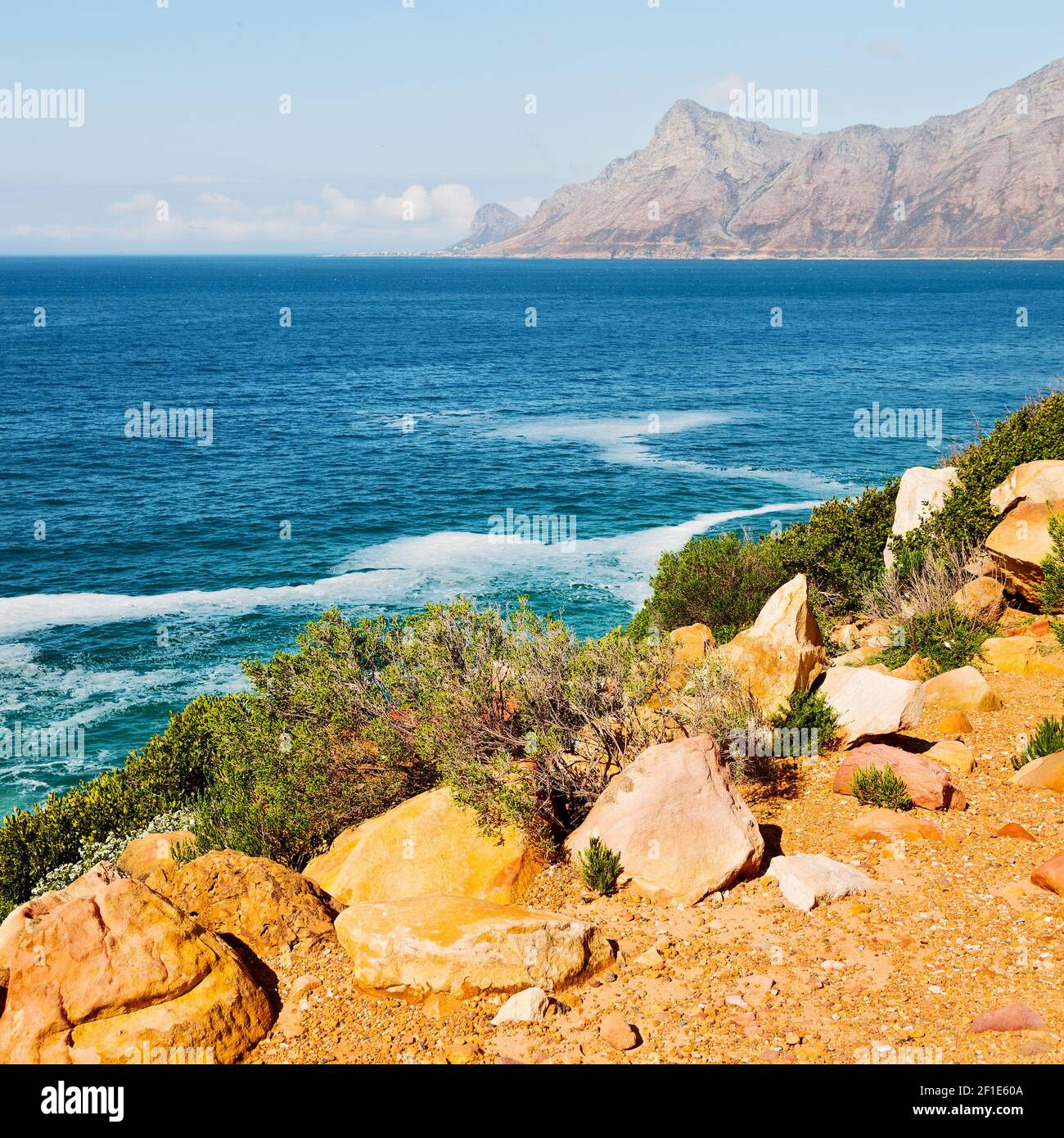 In south africa coastline indian ocean Stock Photo - Alamy