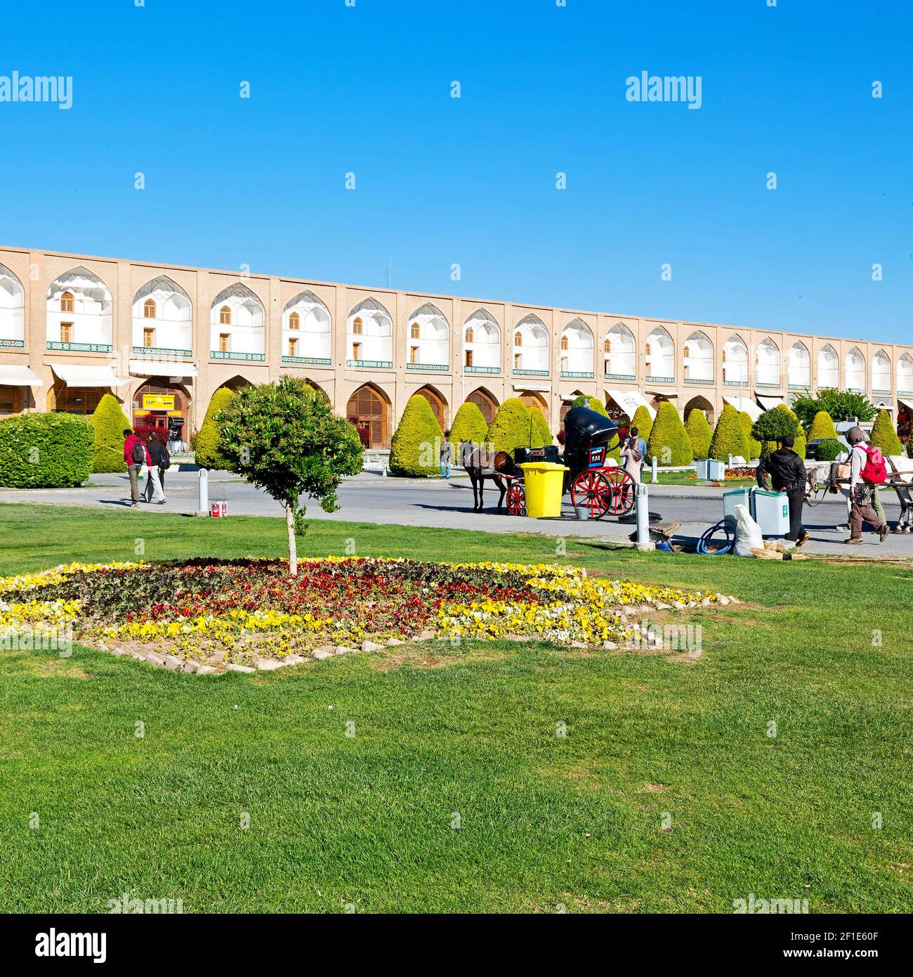 In iran the old square Stock Photo - Alamy