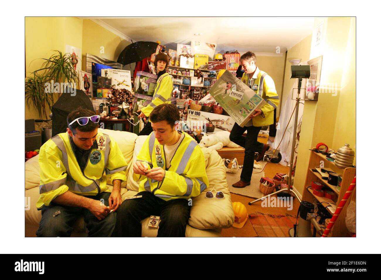 David Goodfellow, Benny Crane, James Hunter and Callum Teach prepare ...