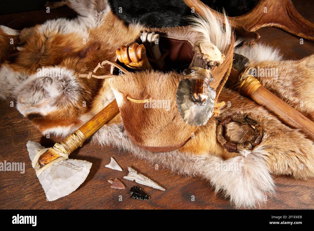 Neolithic tools wood hi-res stock photography and images - Alamy
