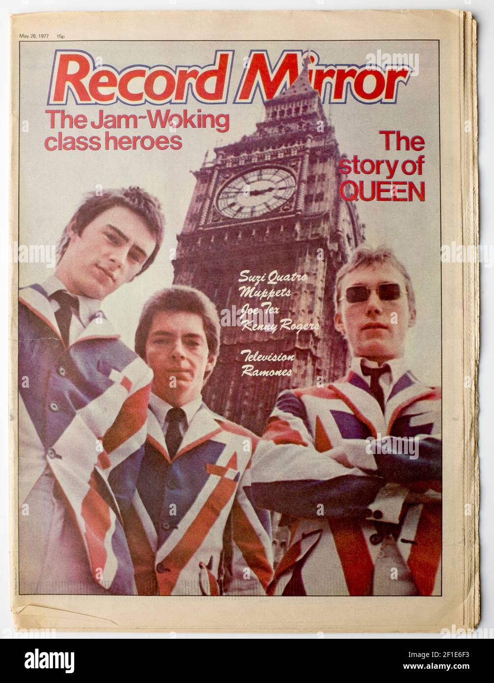 Old Vintage 1970s Edition of Record Mirror Pop Music Magazine The Jam ...