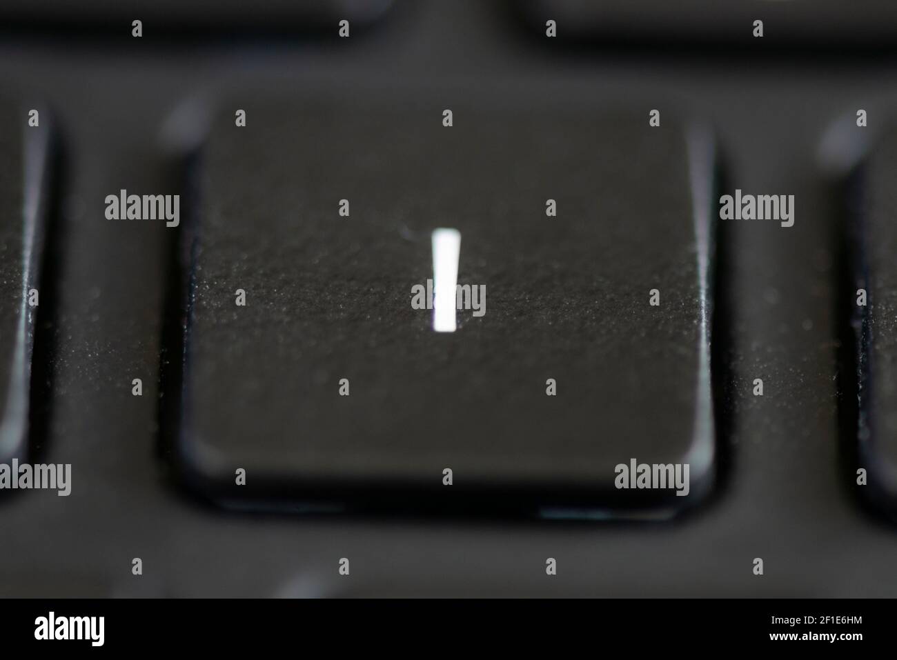 I key on a laptop keyboard Stock Photo - Alamy