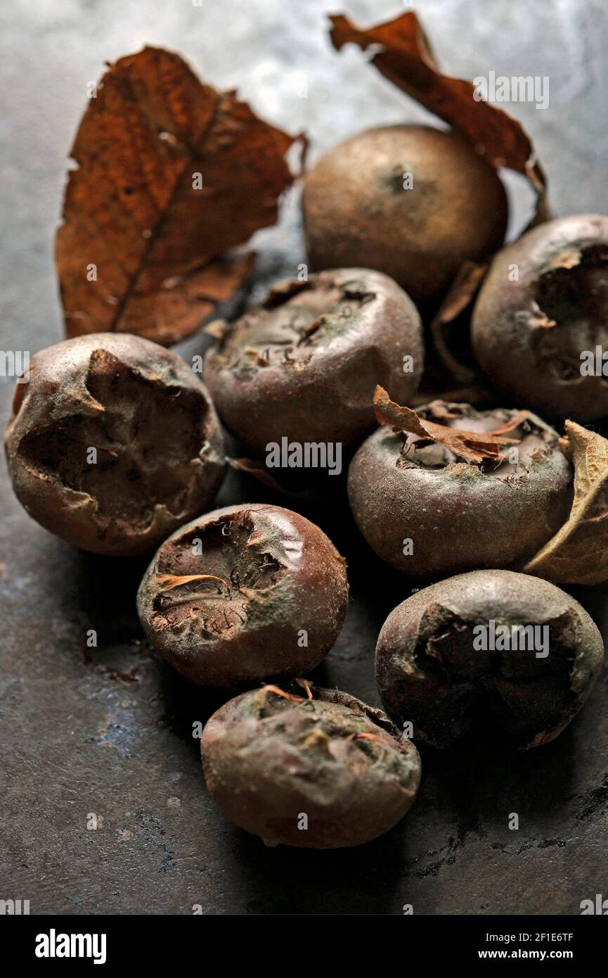 Medlars bletting hi-res stock photography and images - Alamy