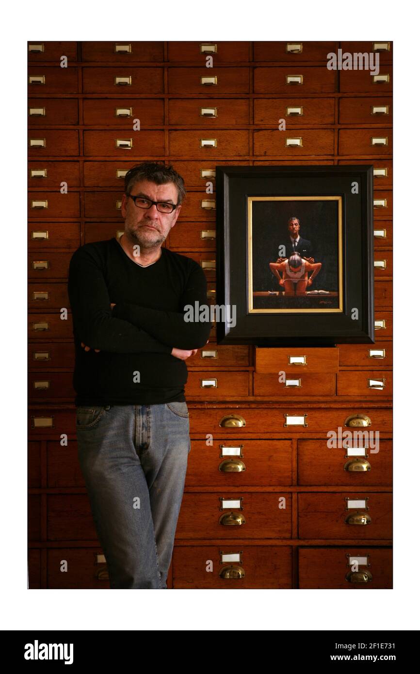 Jack Vettriano at home in west Londonphotograph by David Sandison The ...