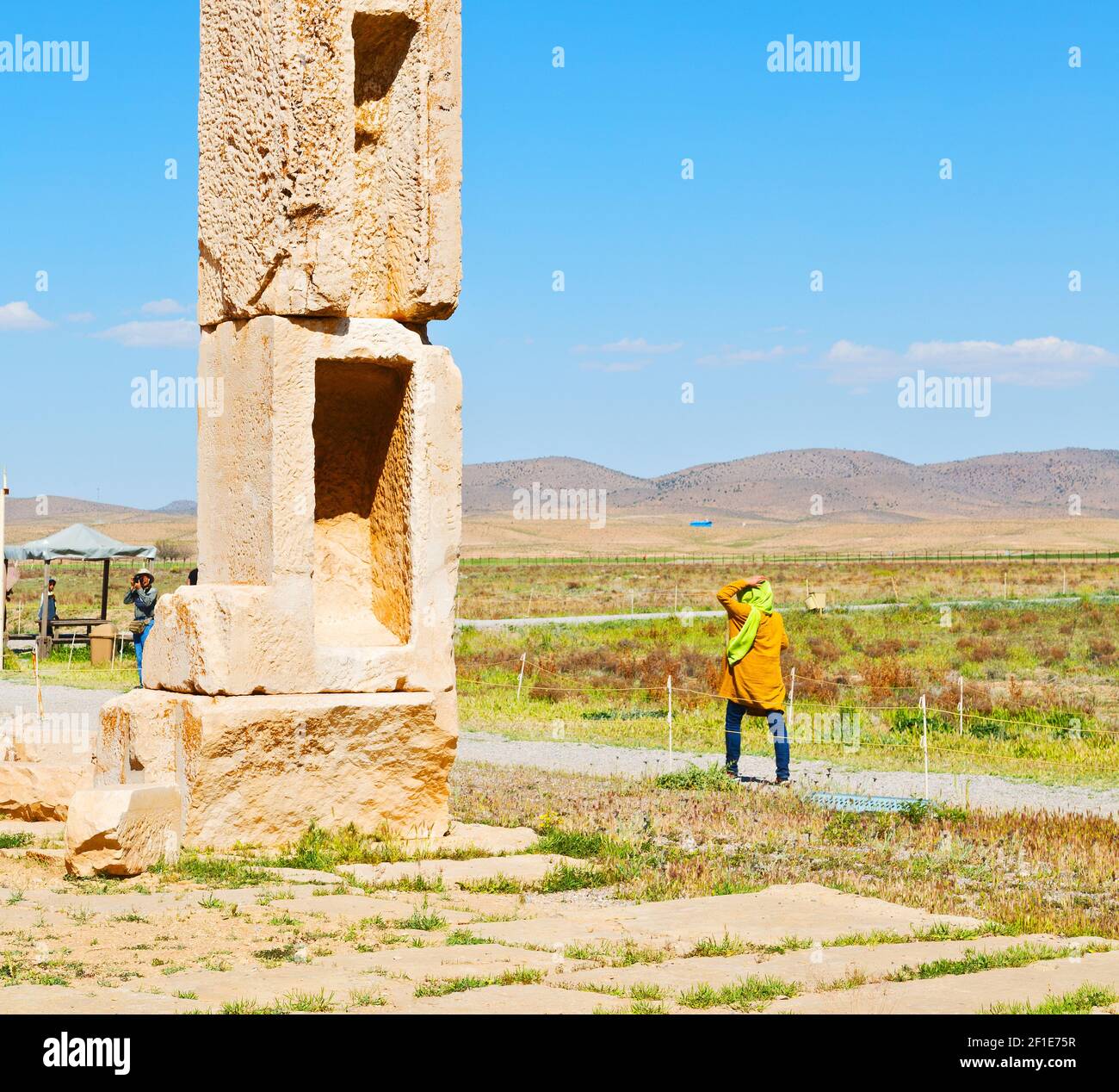 In iran pasargad the old construction Stock Photo - Alamy