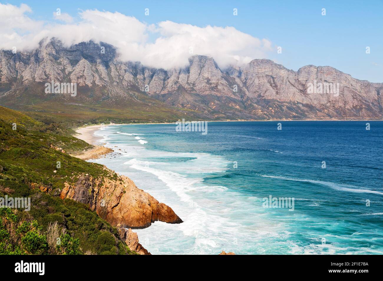 In south africa coastline indian ocean Stock Photo - Alamy