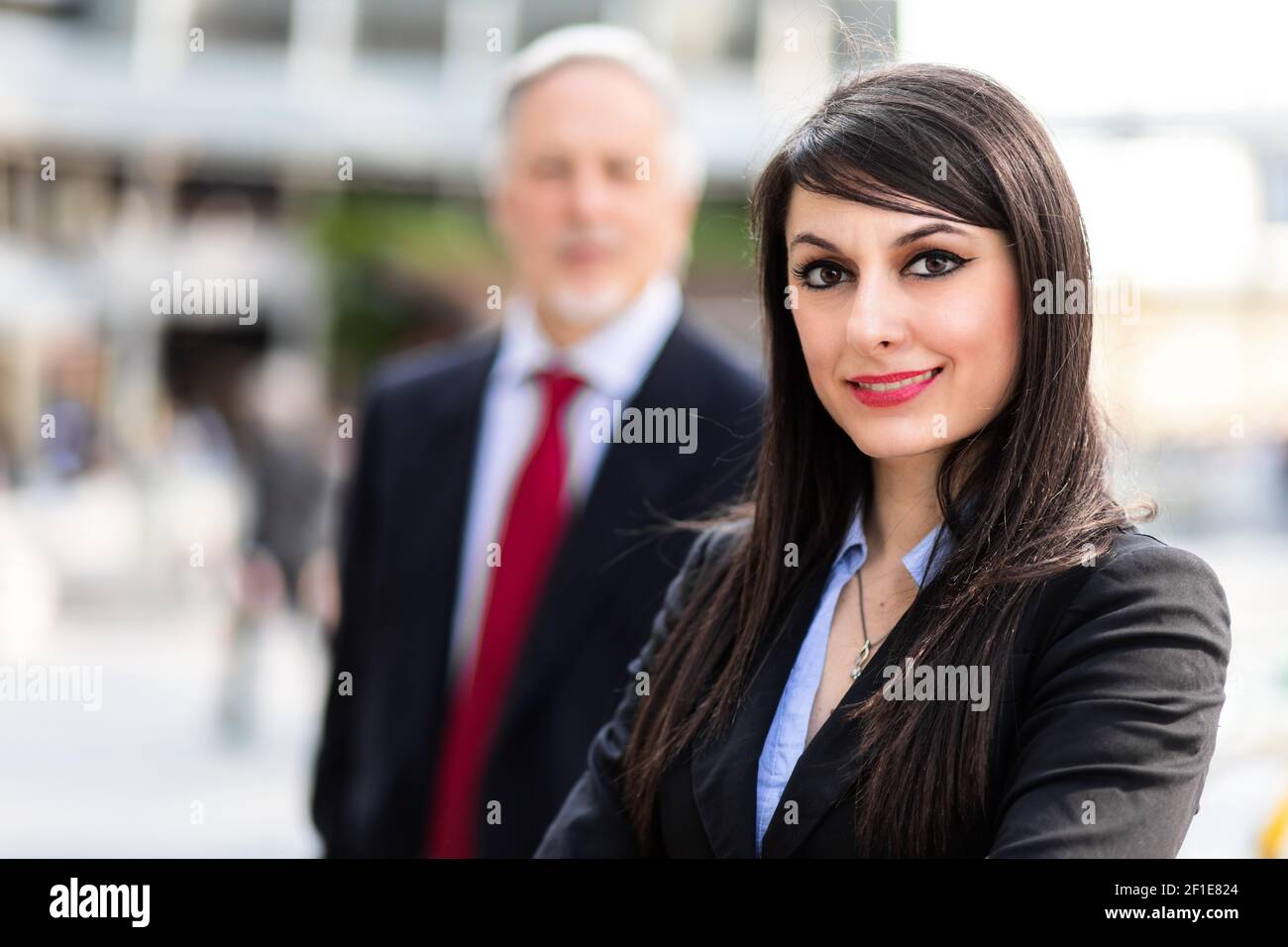 Business partners outdoor Stock Photo - Alamy