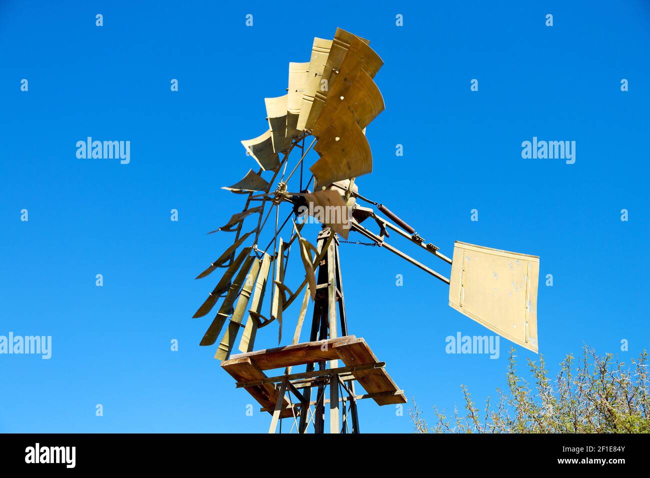 In the national park windmill turbine technology Stock Photo - Alamy
