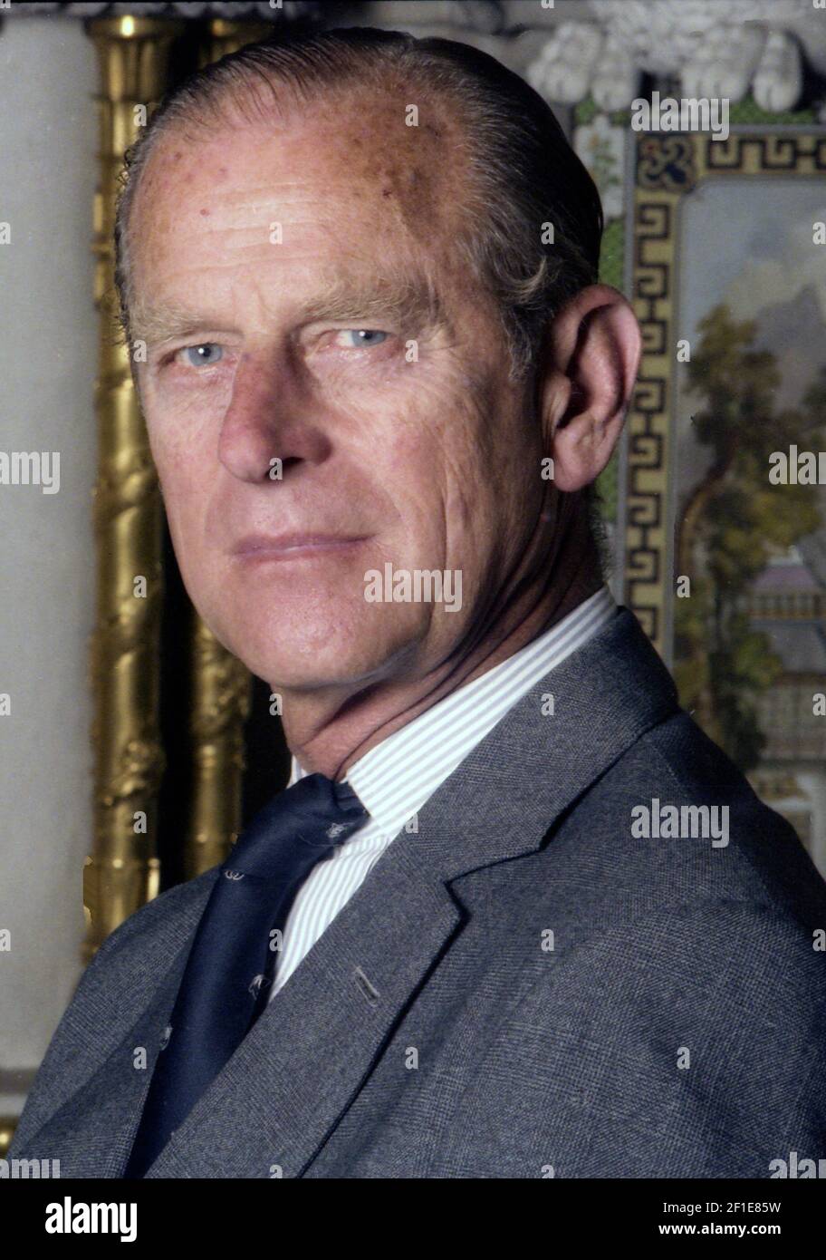 Prince Philip Balmoral Princess Anne High Resolution Stock Photography ...