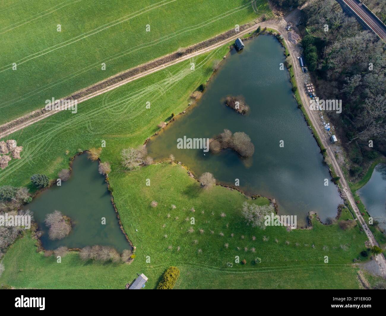 Aerial shot lake emerald green hi-res stock photography and images - Alamy