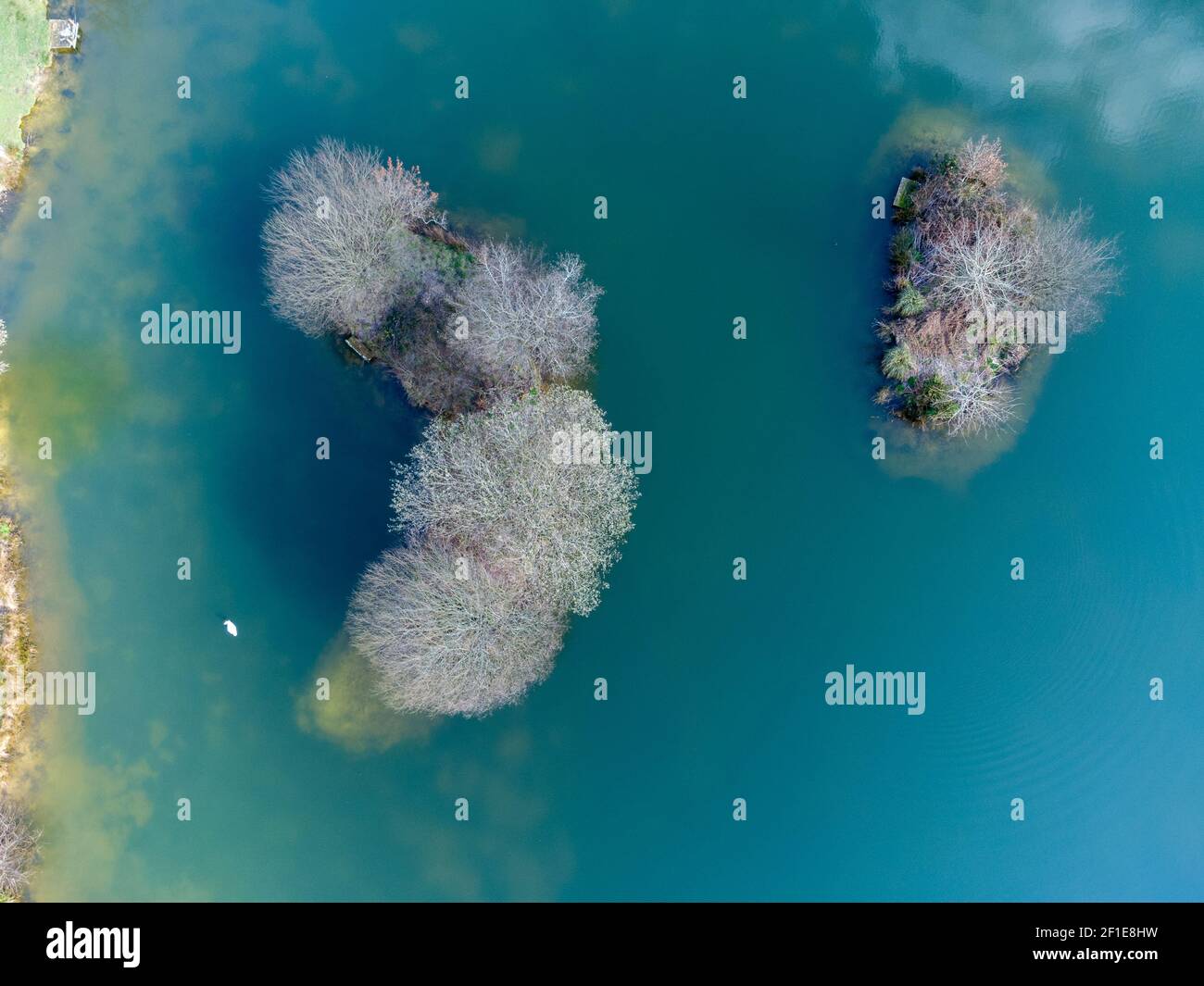 Aerial shot lake emerald green hi-res stock photography and images - Alamy