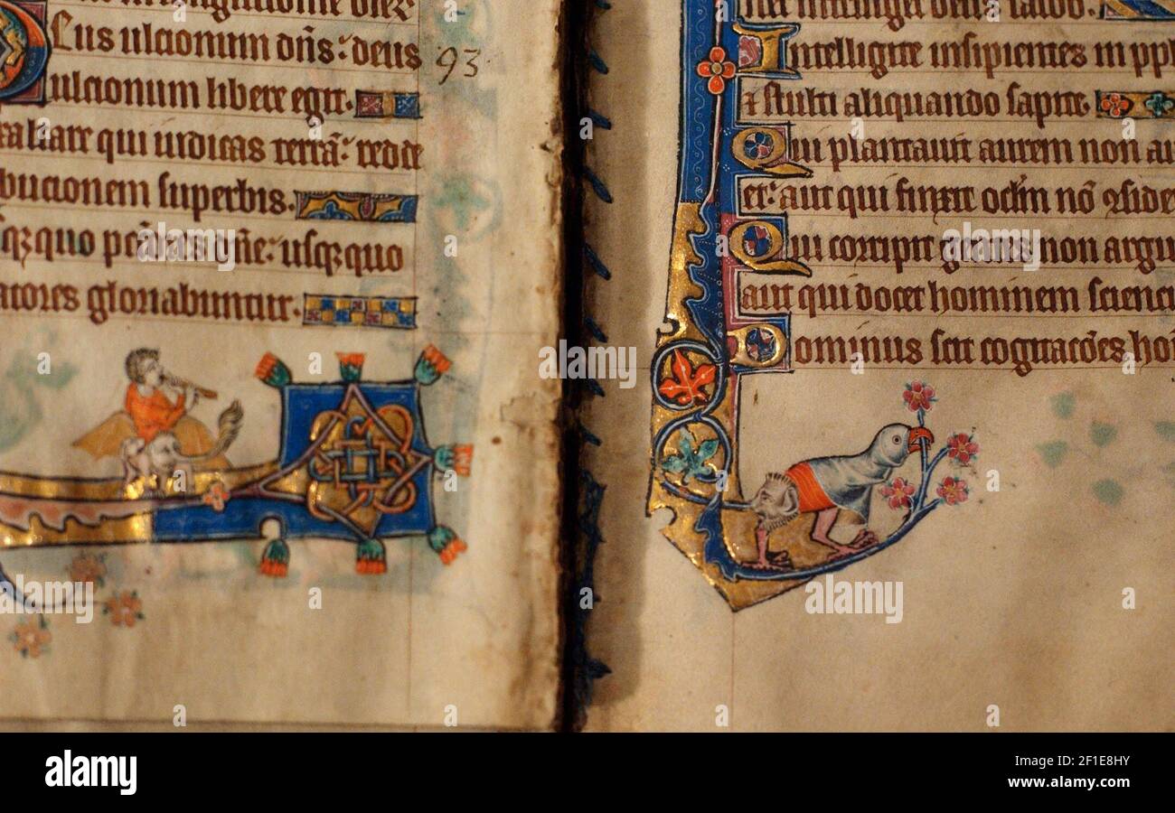 THE MACCLESFIELD PSALTER.24/1/04 PILSTON Stock Photo - Alamy