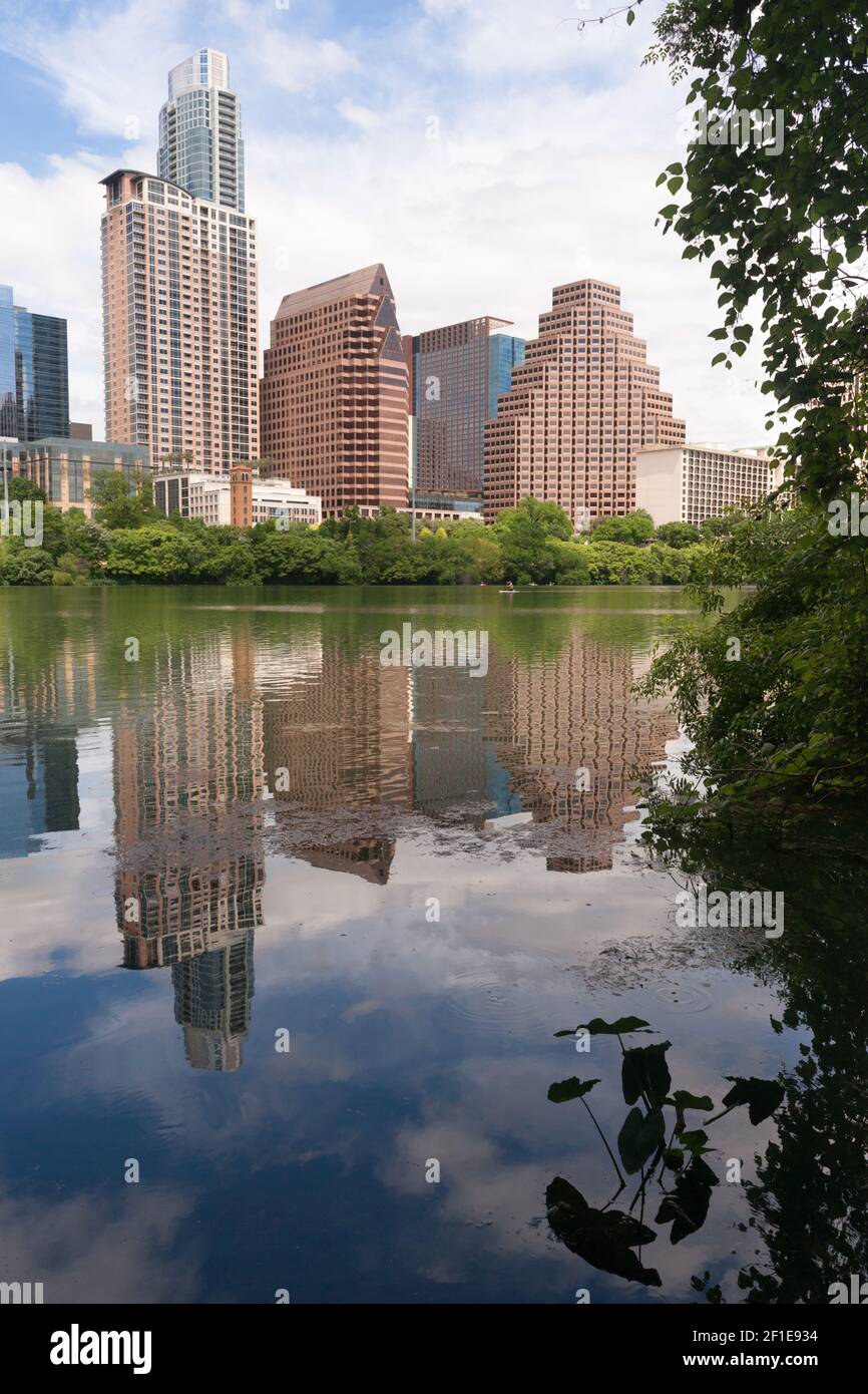Office with view of downtown austin hi-res stock photography and images ...
