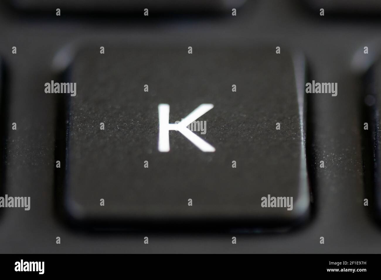 Eleventh letter of the modern english alphabet hi-res stock photography ...