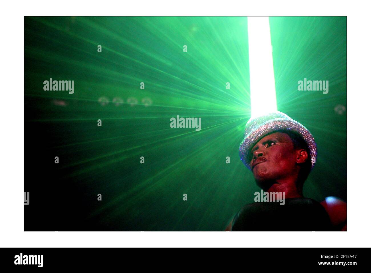 Avant-garde singerl, Grace Jones performs songs off her first album in ...