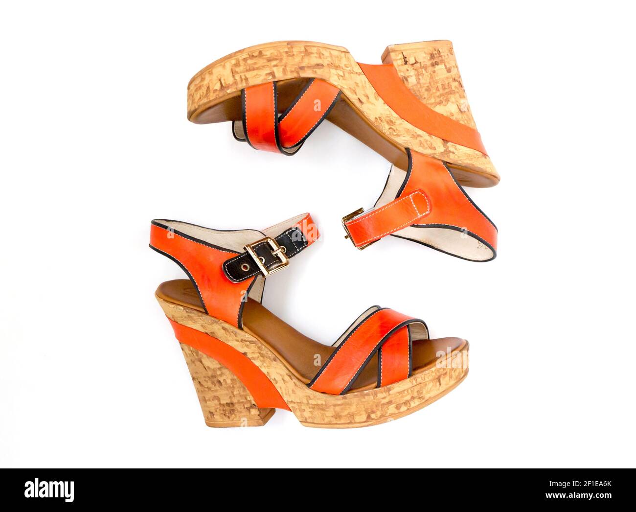 Orange platform shoes hi-res stock photography and images - Alamy