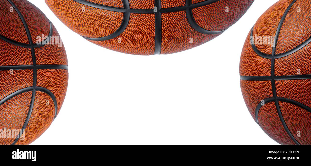 Closeup detail of basketball ball texture background. Team sport ...
