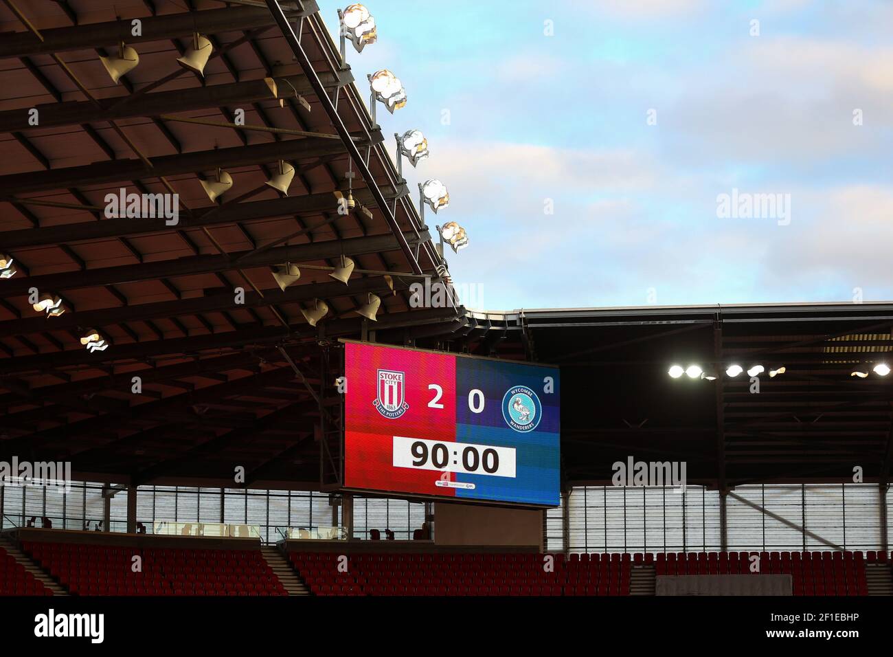 Stoke final score hi-res stock photography and images - Alamy