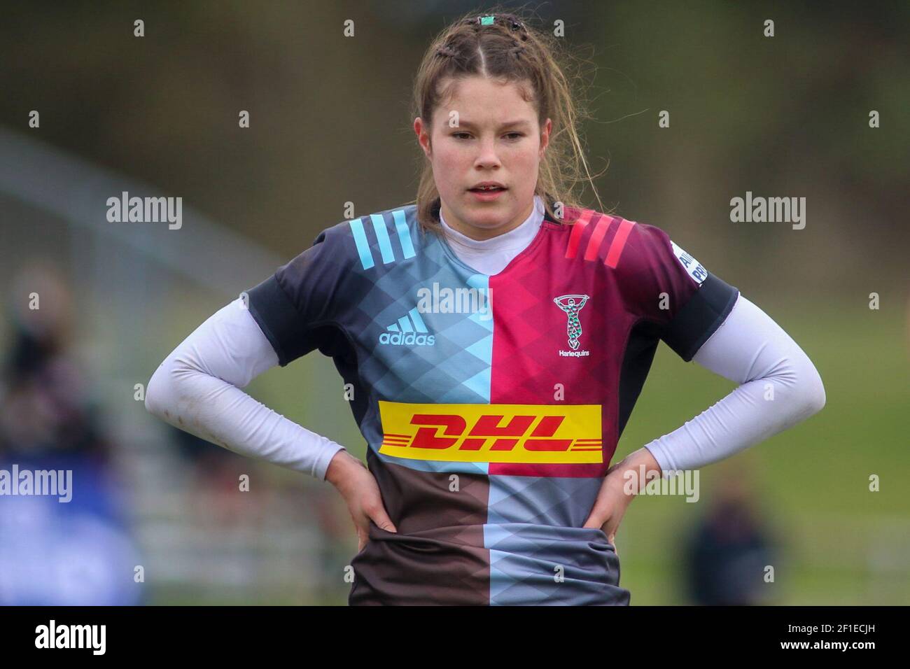 Guildford, UK. 06th Mar, 2021. Jess Breach (# 11 Harlequins ) during ...