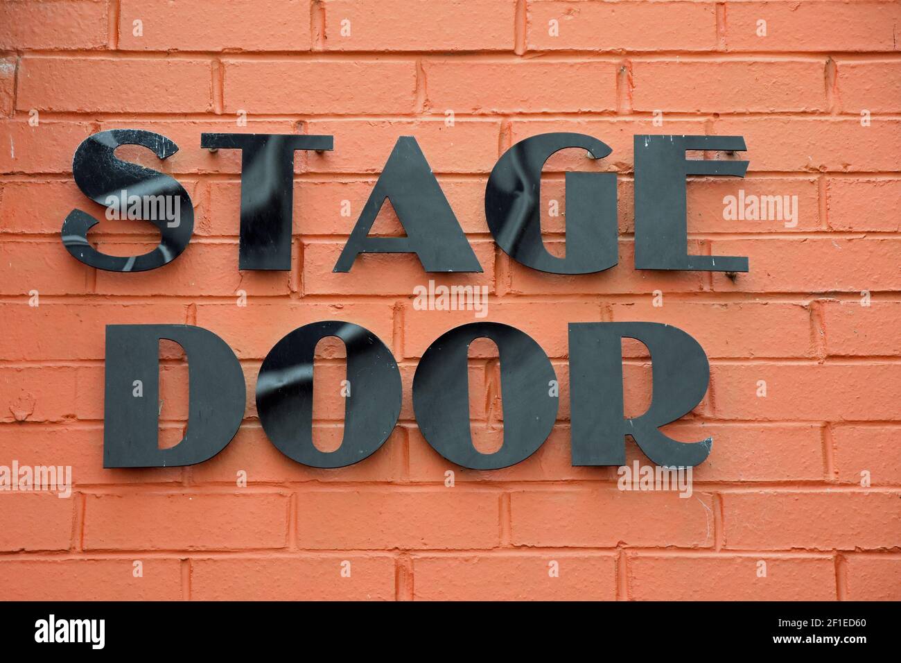 Sign signage wall brick bricks brickwork hi-res stock photography and ...