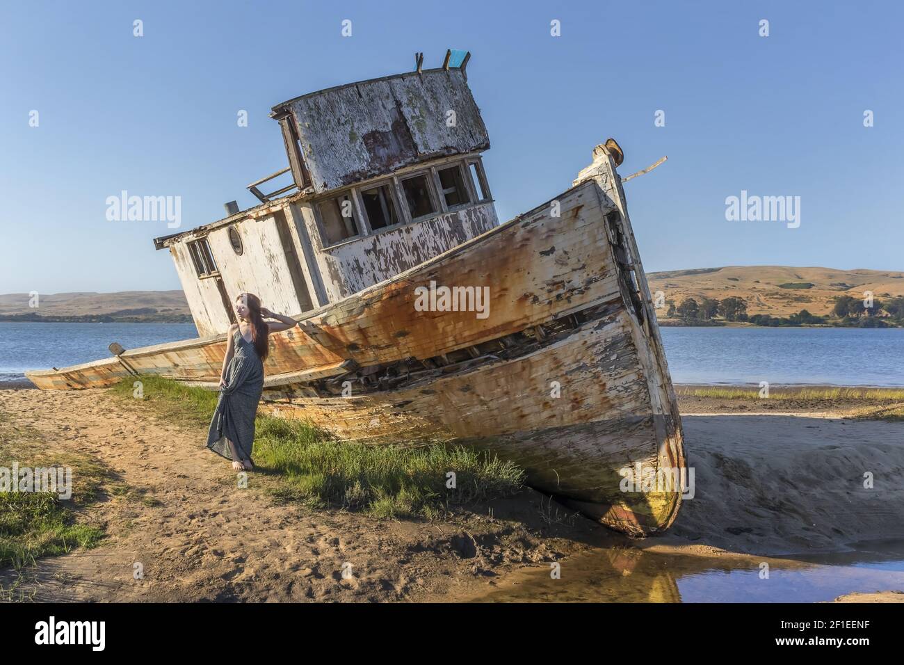 Shipwreck Near Point Reyes Stock Photo - Alamy