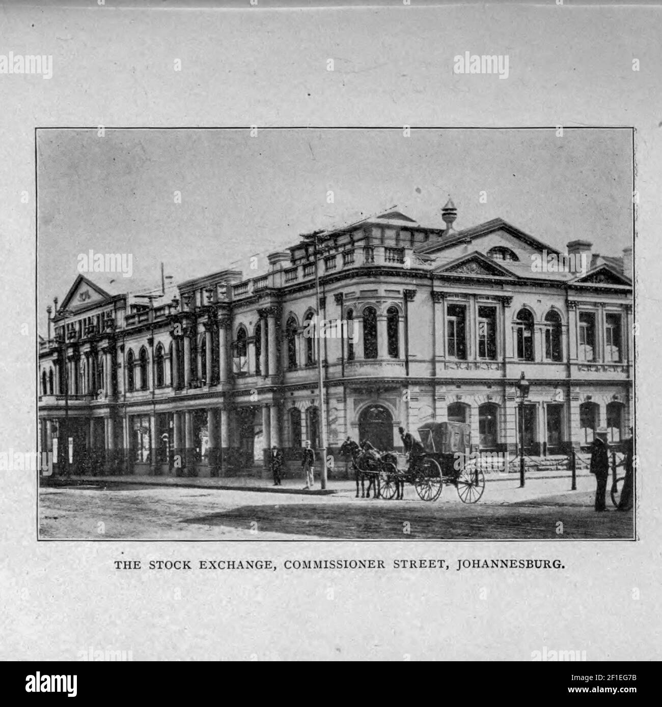 The Stock Exchange, Commissioner Street, Johannesburg from the book ...