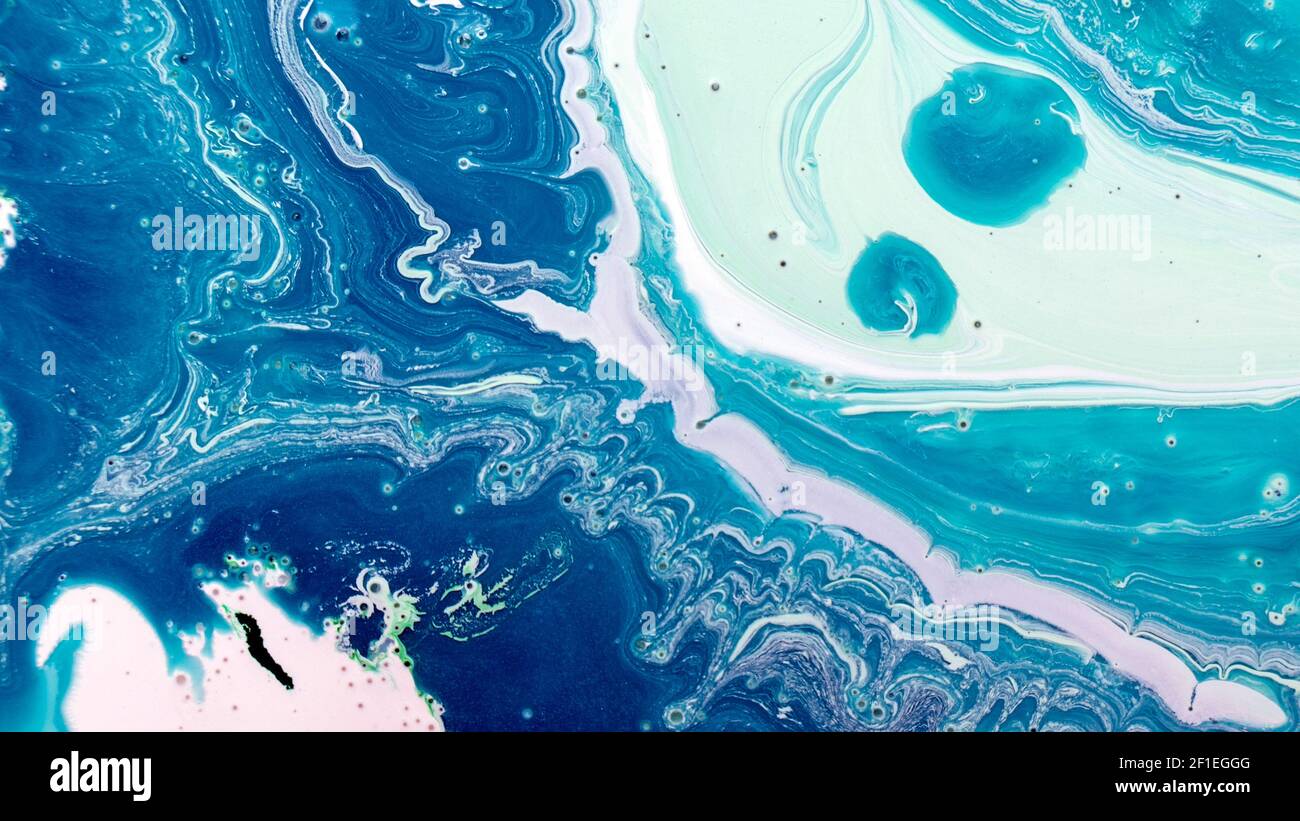 The colors of the aqueous ink are translucent. Abstract multicolored ...