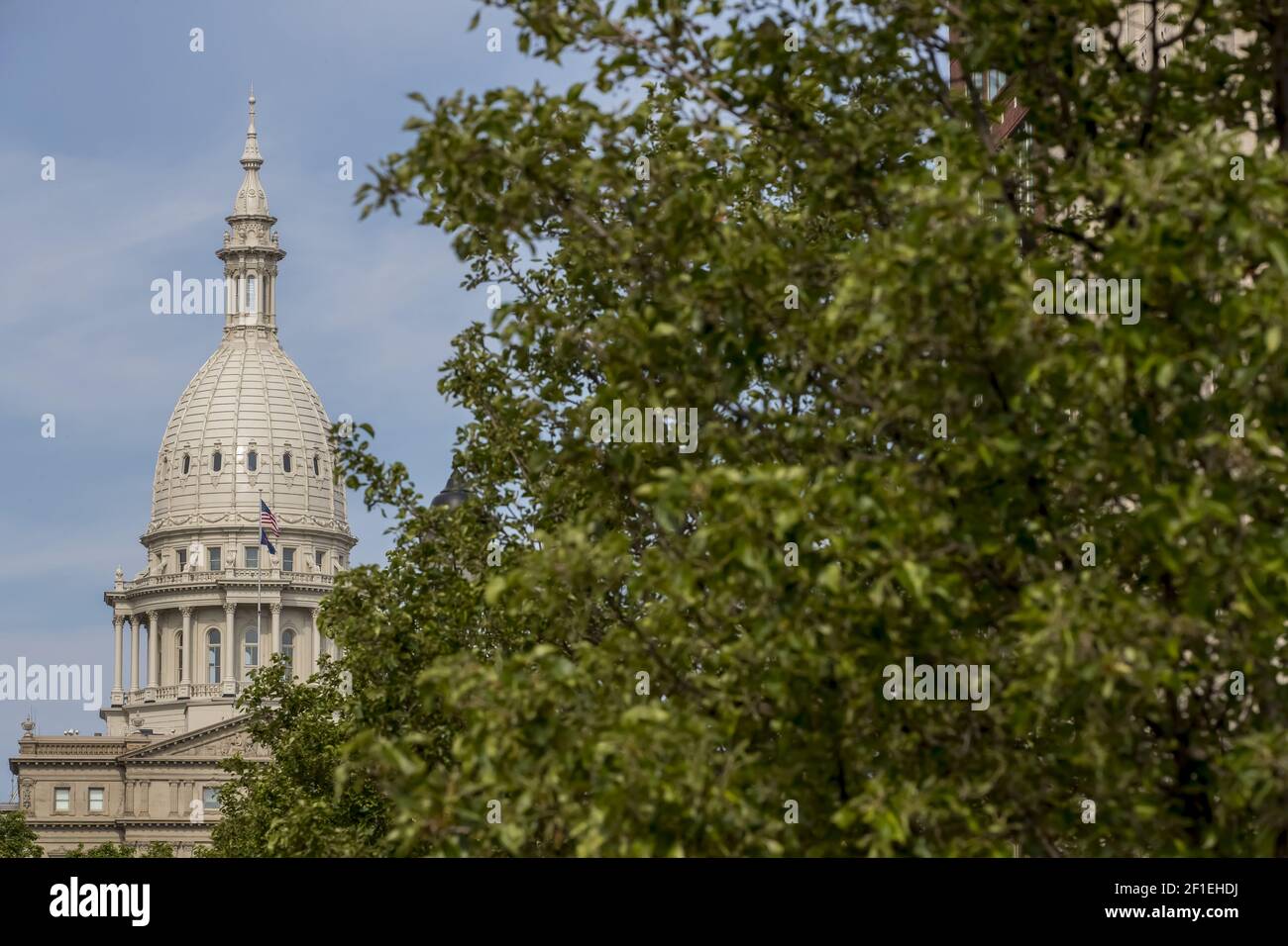 Michigan State Capitol Stock Photo - Alamy