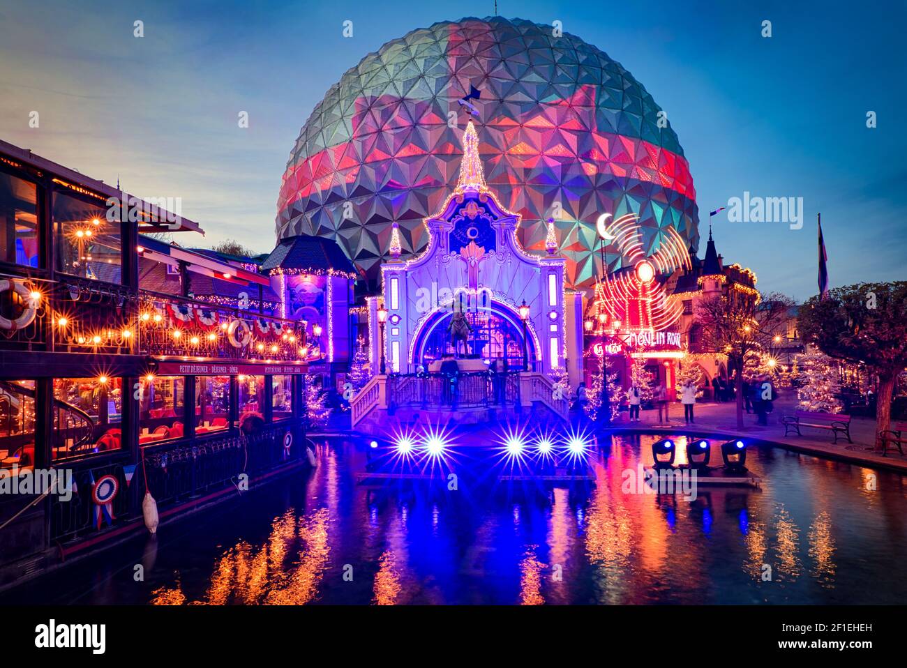 Europa-Park Theme Park Germany Winter Season Stock Photo - Alamy