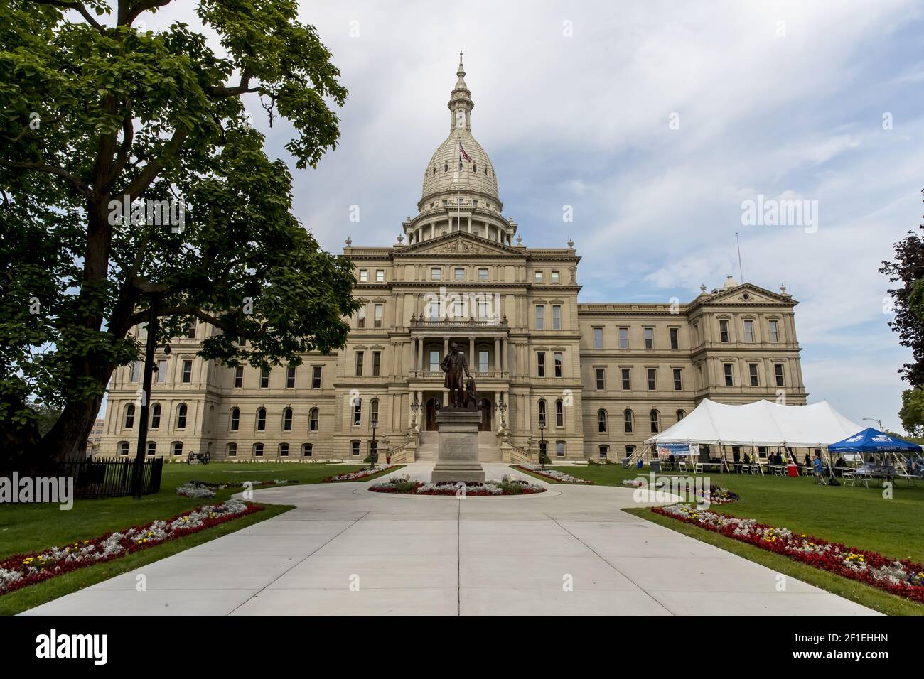 Michigan State Capitol Stock Photo - Alamy