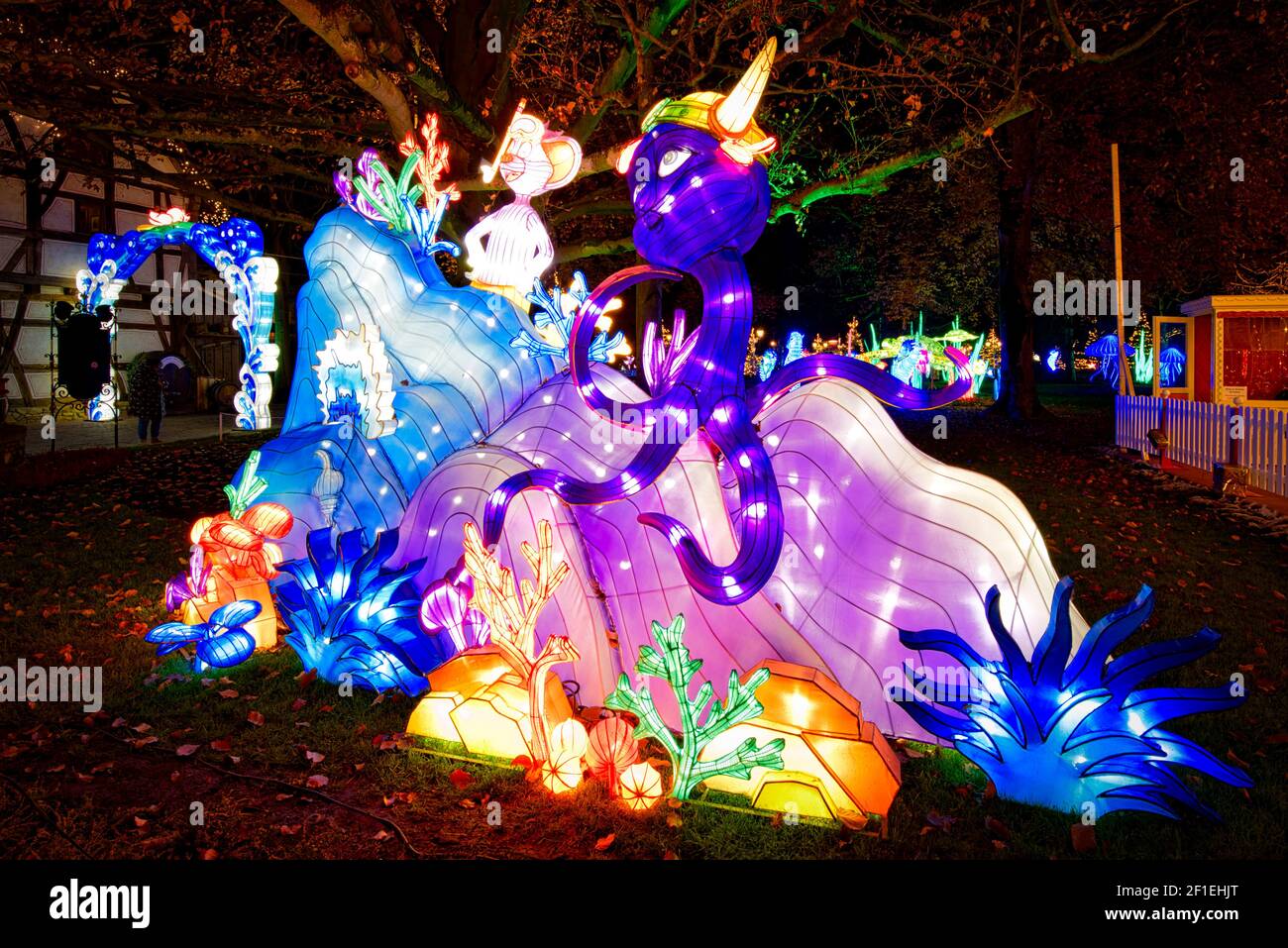 Europa-Park Theme Park Germany Winter Season Stock Photo - Alamy