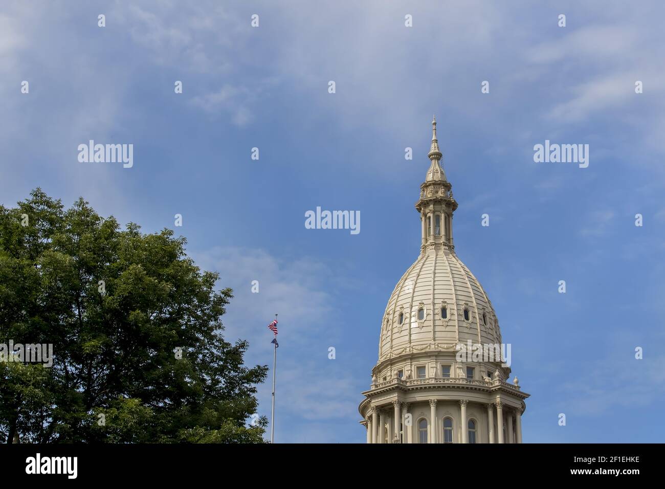 Michigan State Capitol Stock Photo - Alamy