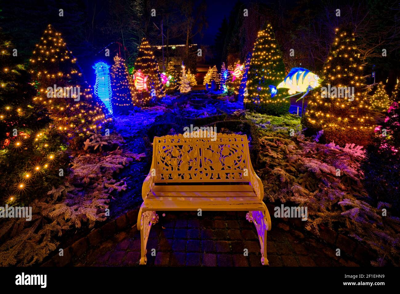 Europa-Park Theme Park Germany Winter Season Stock Photo - Alamy