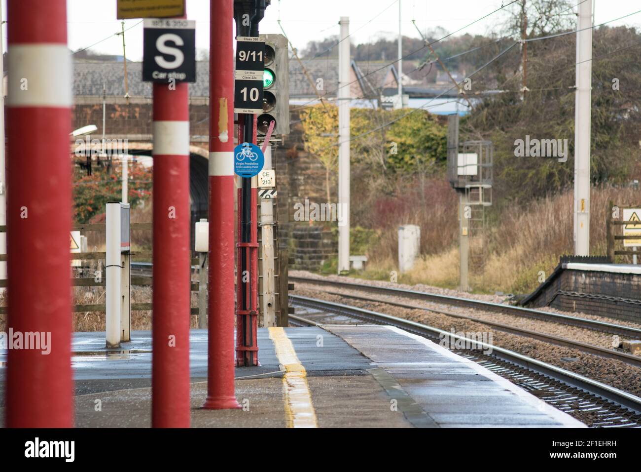 Penrith railway station, North Lakes Stock Photo - Alamy