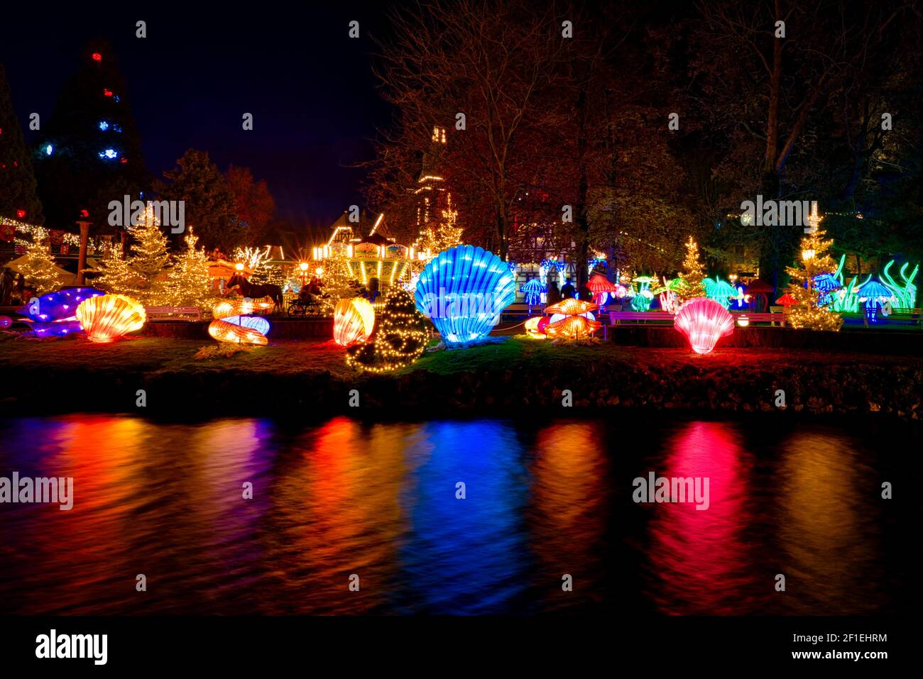 Europa-Park Theme Park Germany Winter Season Stock Photo - Alamy