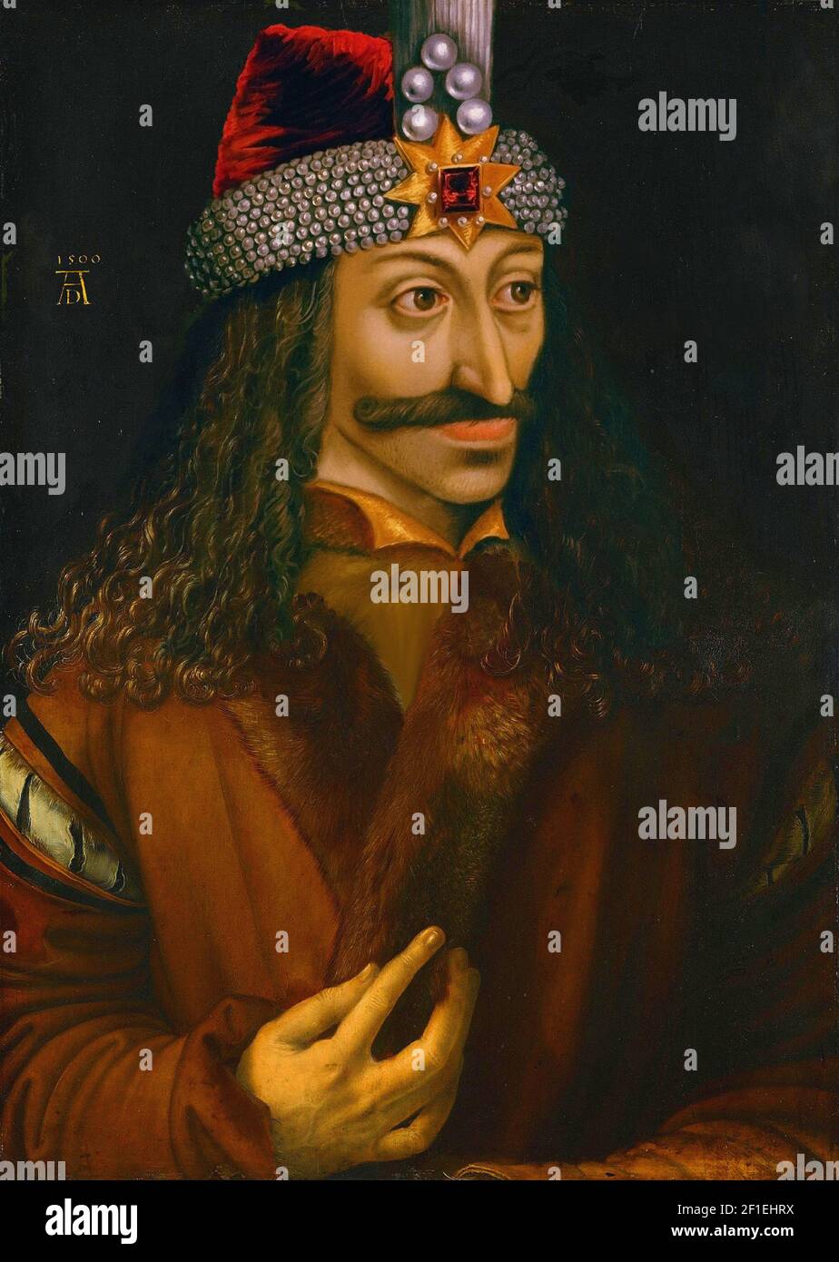 Count Dracula new portrait art Stock Photo - Alamy