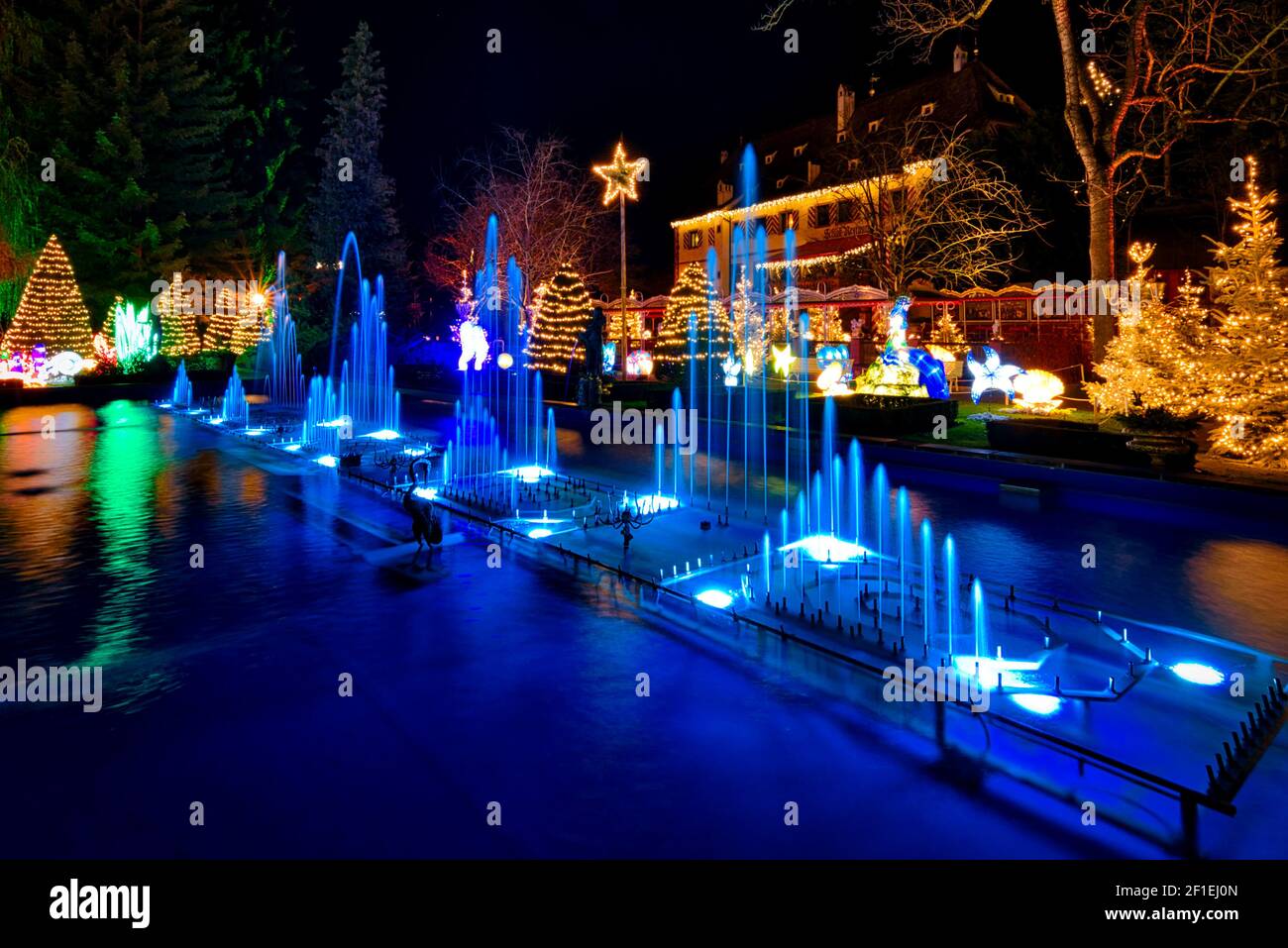Europa-Park Theme Park Germany Winter Season Stock Photo - Alamy