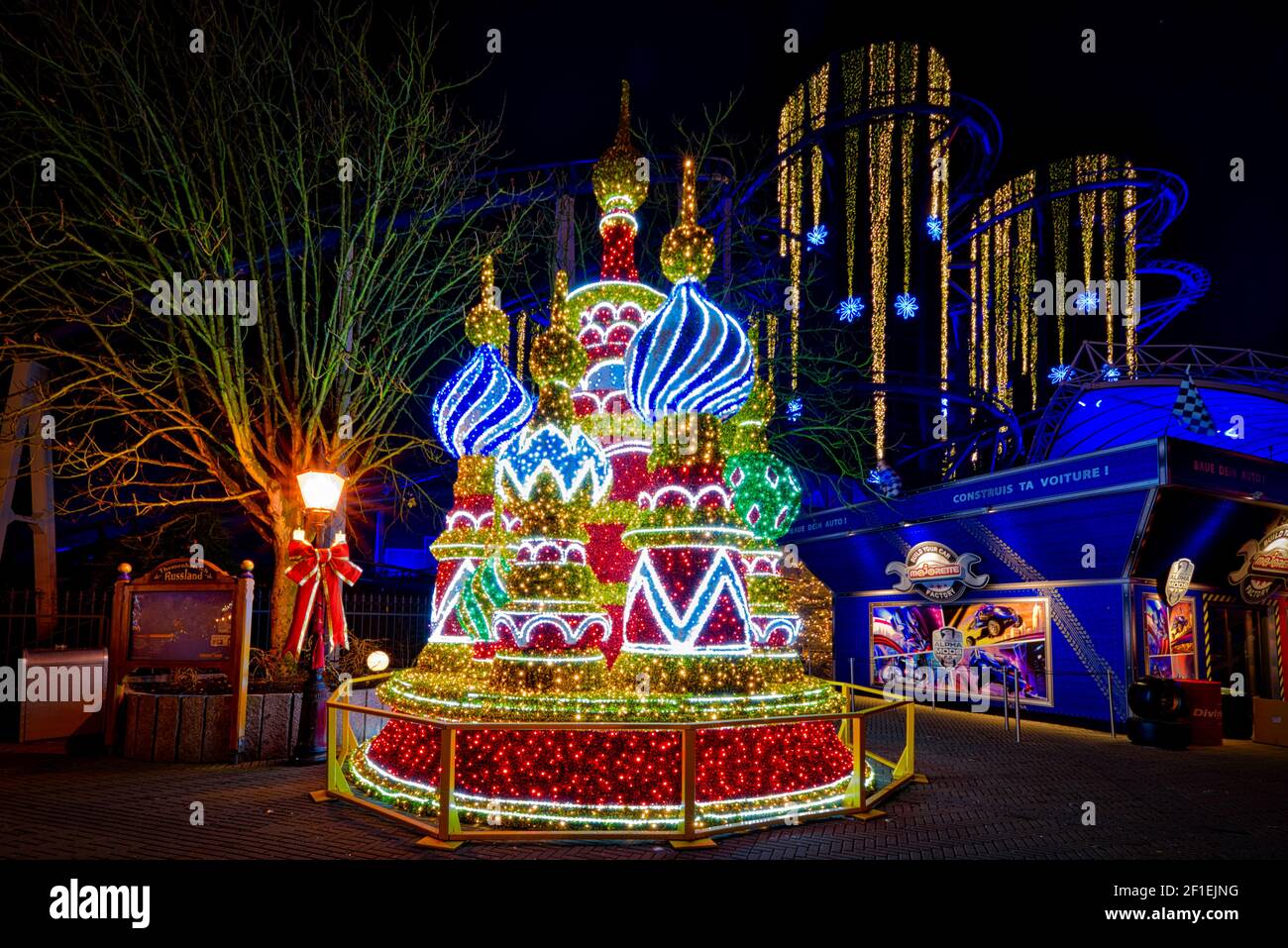 Europa-Park Theme Park Germany Winter Season Stock Photo - Alamy