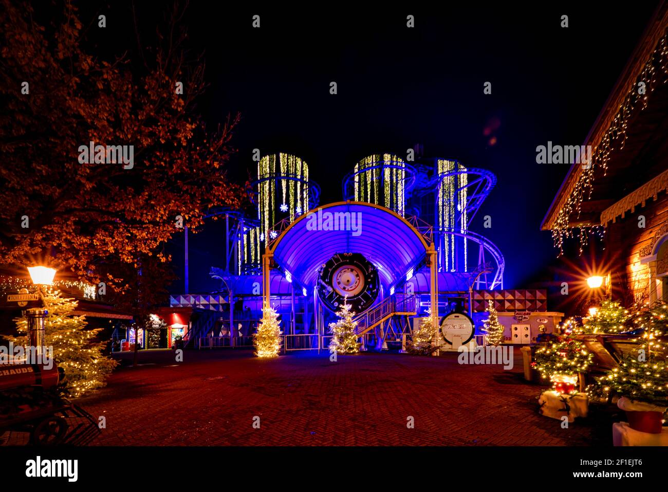 Europa-Park Theme Park Germany Winter Season Stock Photo - Alamy