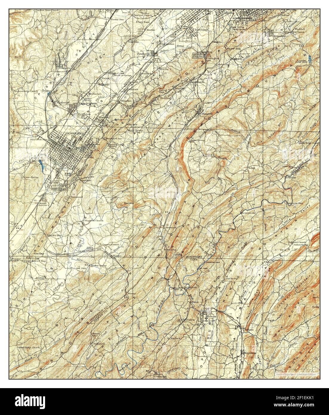 Bessemer alabama map Cut Out Stock Images & Pictures - Alamy