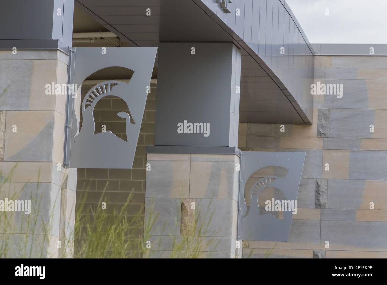 Michigan State University Spartan Stadium Stock Photo - Alamy