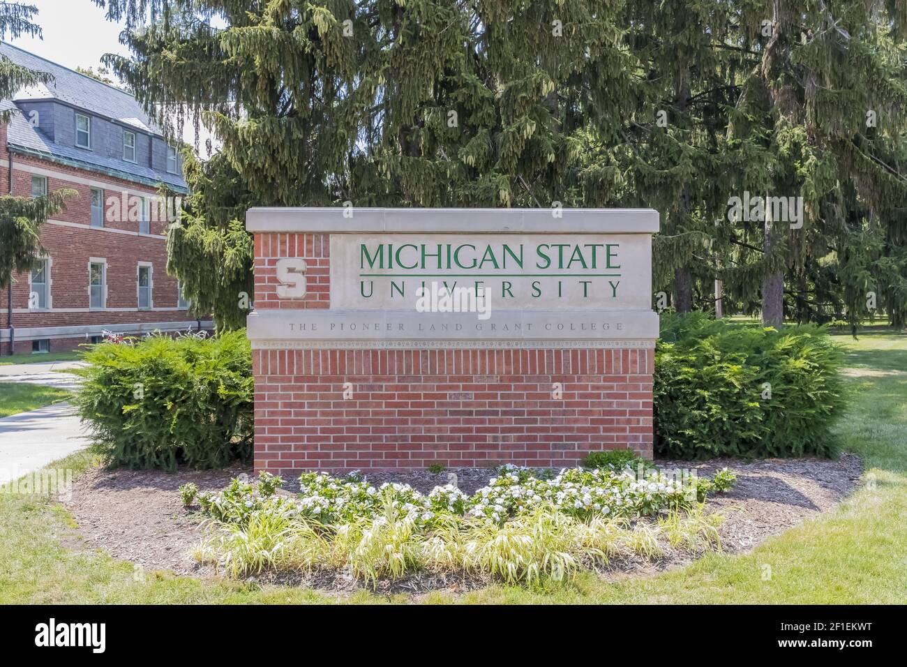 Michigan State University Campus Stock Photo - Alamy