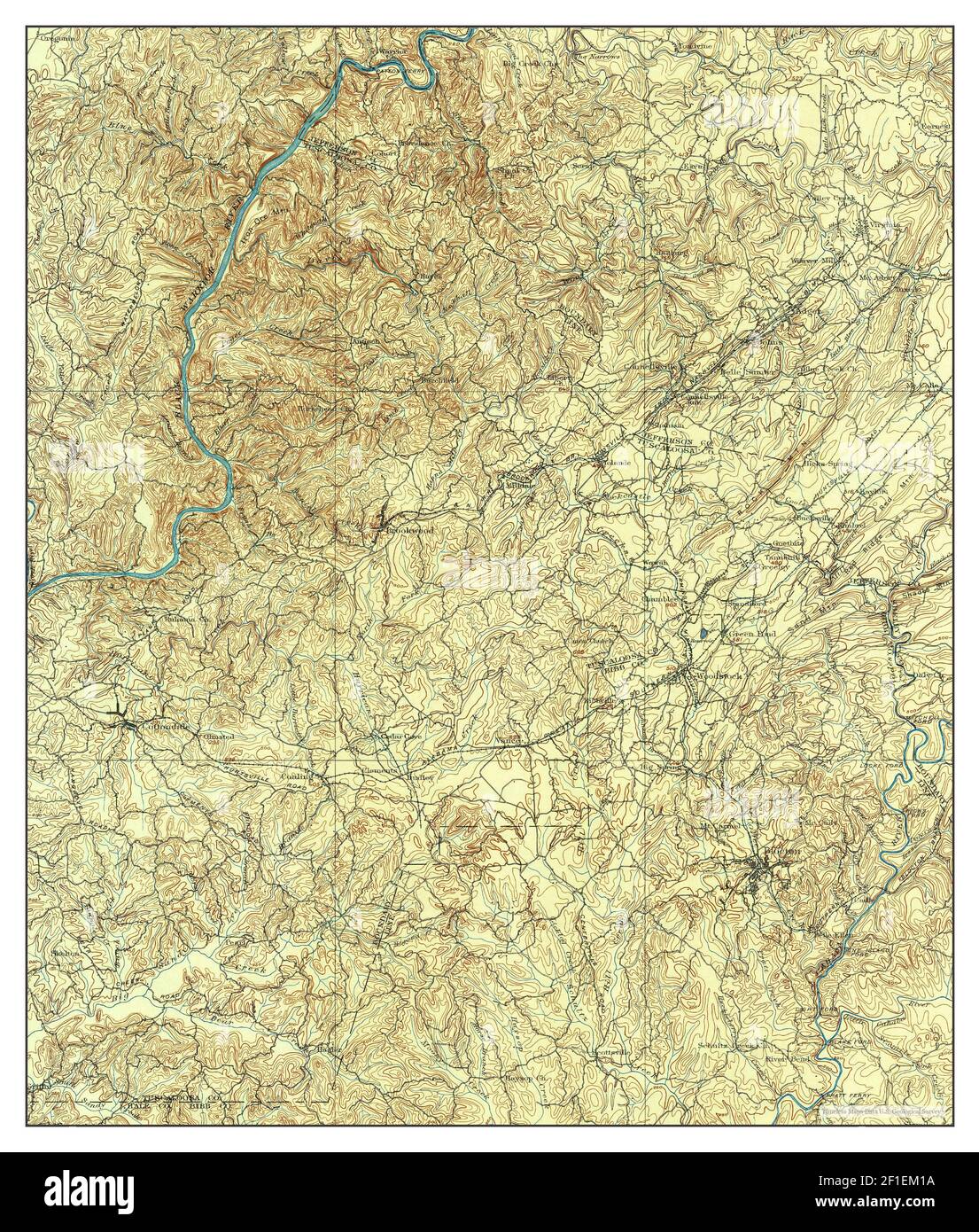 Brookwood alabama map hi-res stock photography and images - Alamy