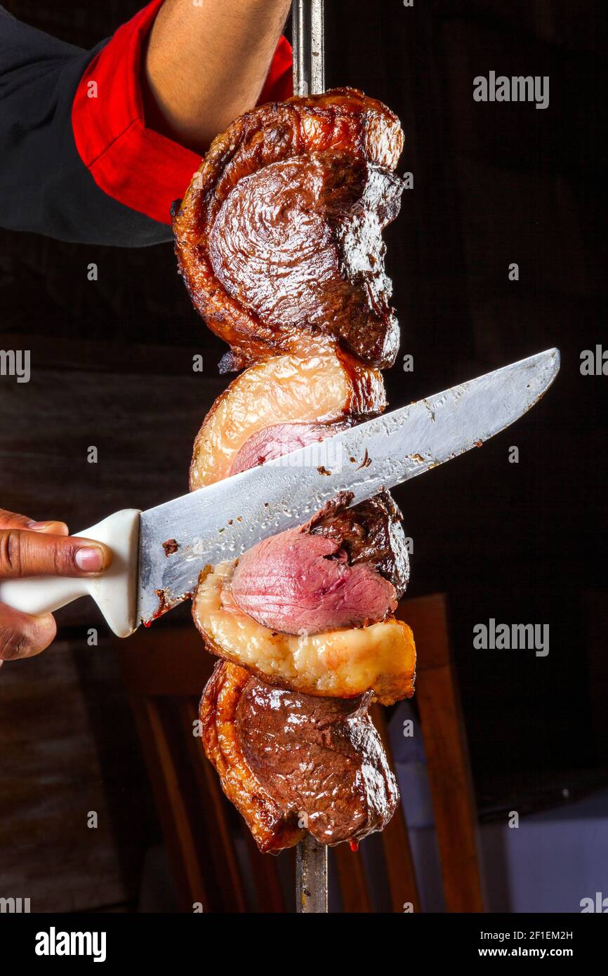 Picanha, traditional Brazilian beef cut Stock Photo - Alamy