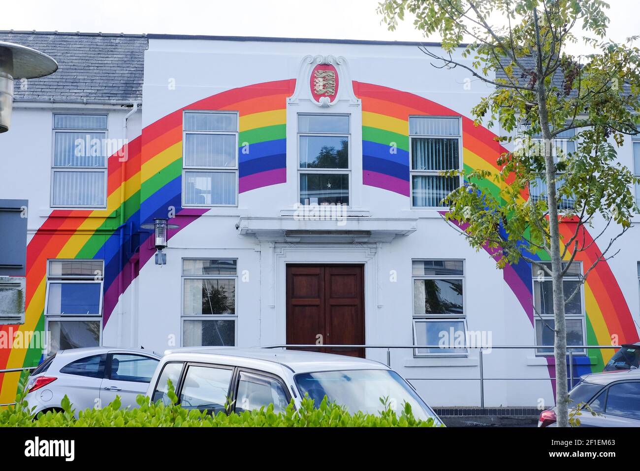 A general view of the Princess Elizabeth Hospital in Guernsey. Photo ...