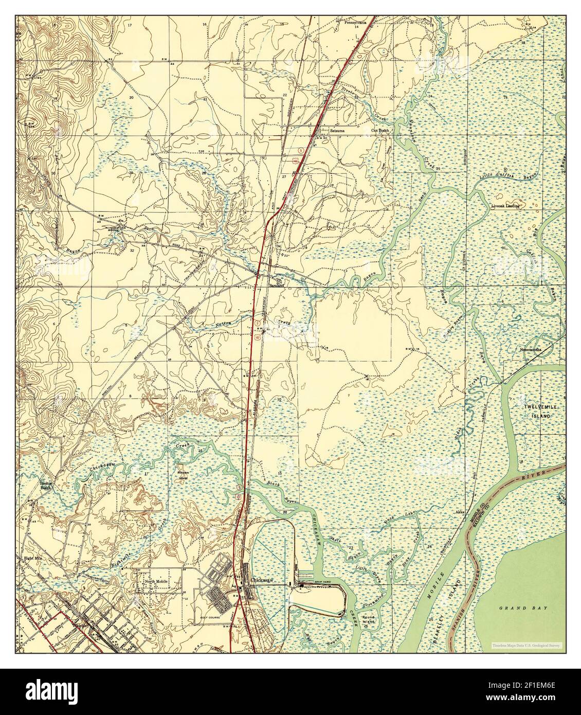 Chickasaw county map hi-res stock photography and images - Alamy