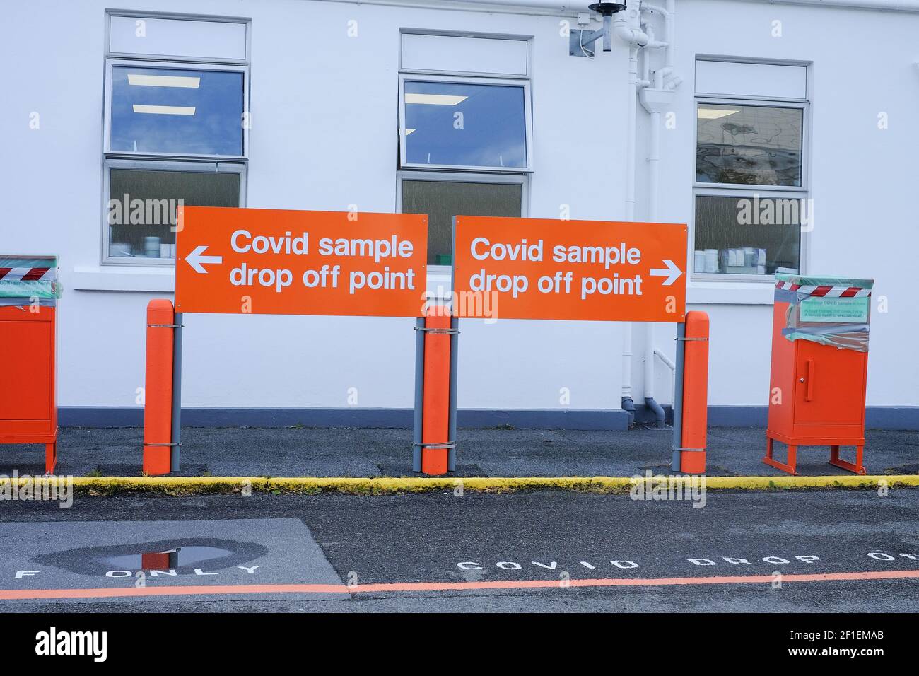 A general view of a sign outside the Princess Elizabeth Hospital in ...