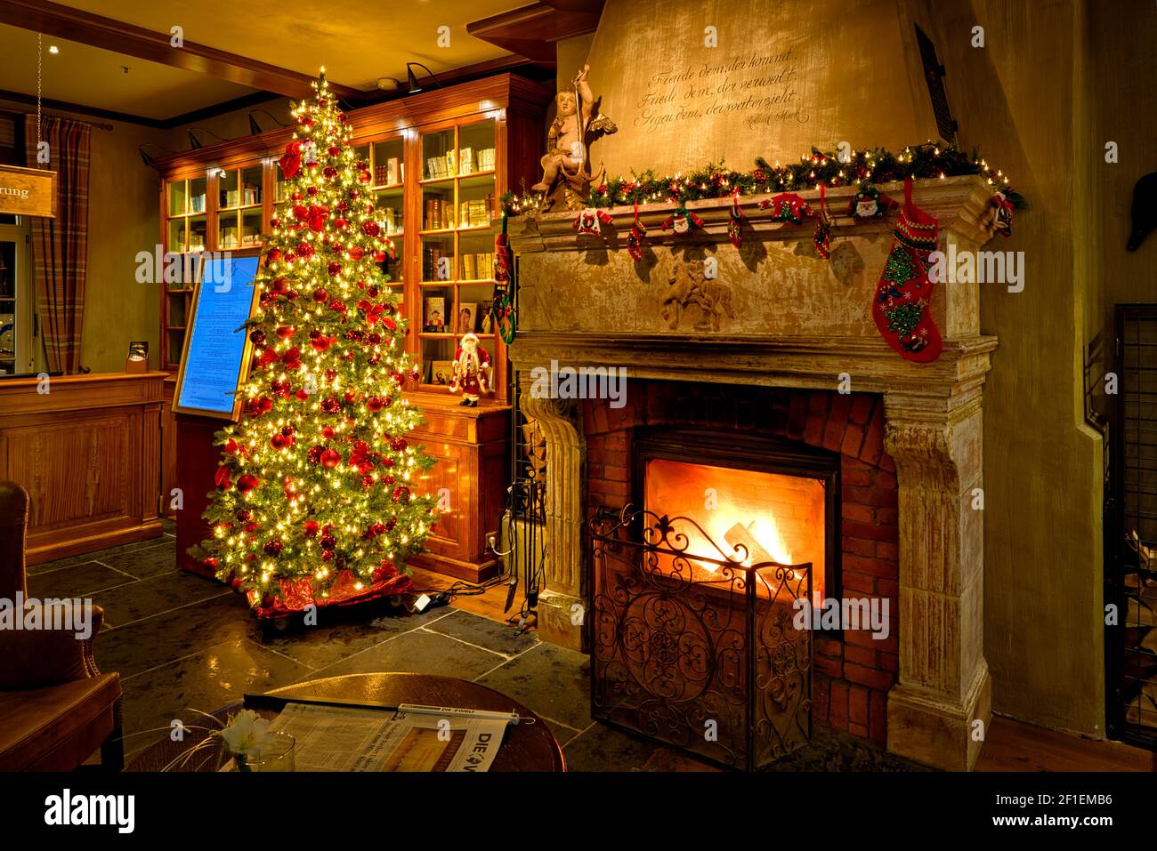 Europa-Park Theme Park Germany Winter Season Stock Photo - Alamy